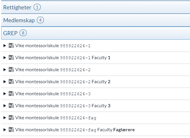 Legge til feidegrupper på manuelle brukere