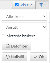Eksportere brukerdata fra eFeide